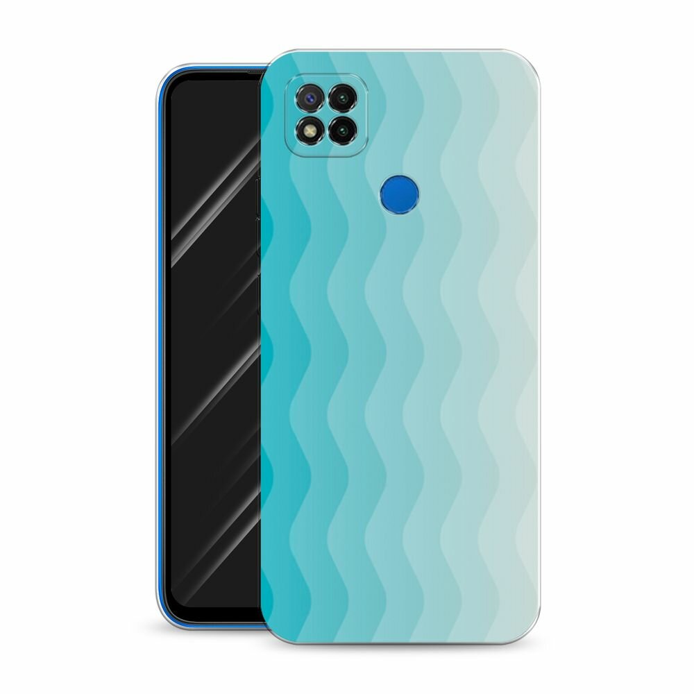 Чехол на Xiaomi Redmi 9C / Сяоми Редми 9C с принтом морской градиент — фото 1