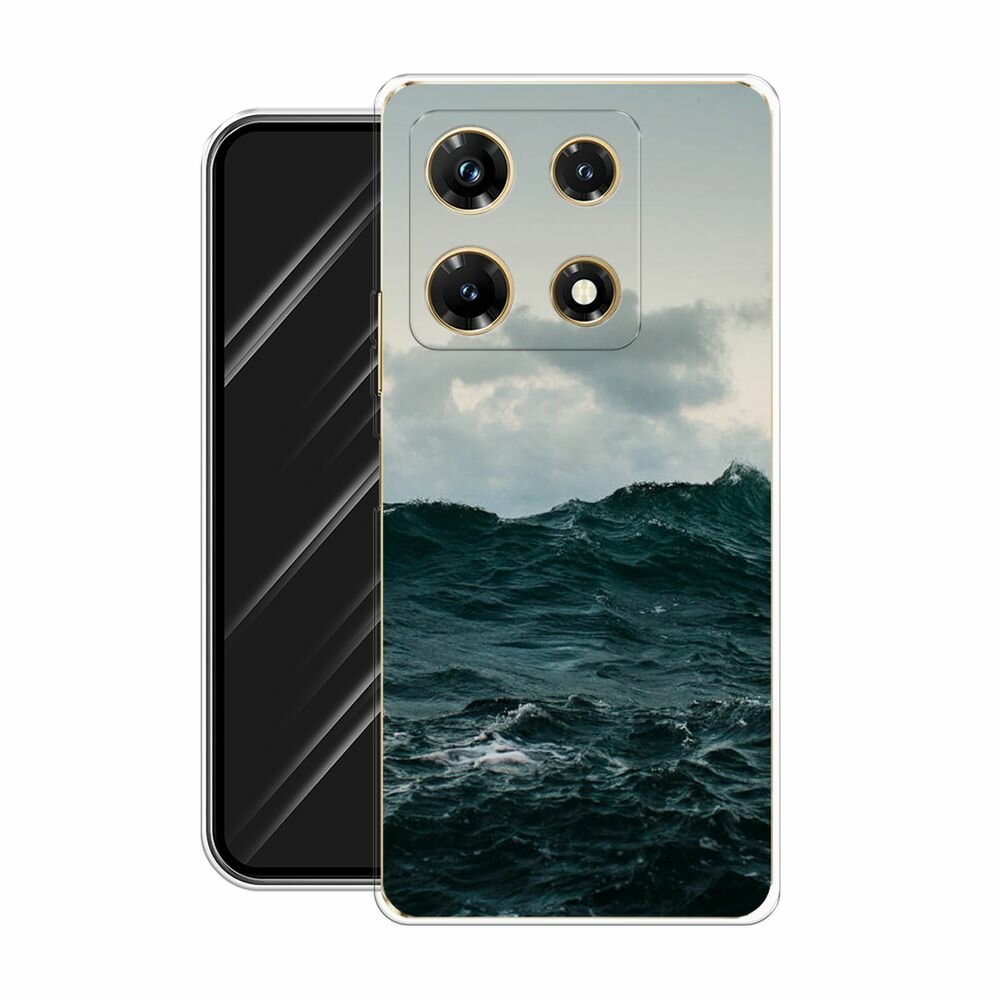 Чехол на Infinix Note 30 Pro / Инфиникс Нот 30 Про с принтом "Волны 11" — фото 1