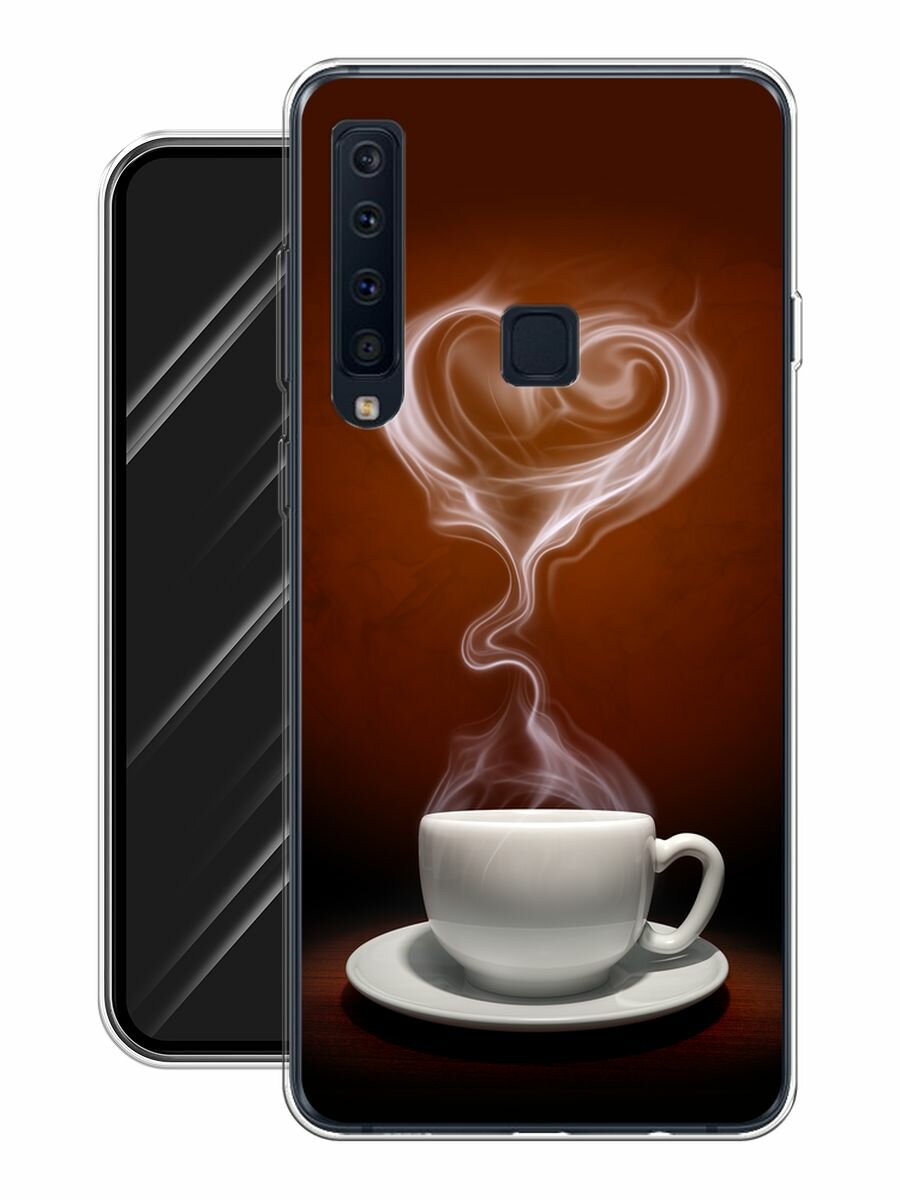 Чехол на Samsung Galaxy A9 2018 / Самсунг Галакси А9 2018 с принтом "Кофейная любовь" — фото 1