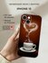 Чехол на Apple iPhone 15 / Айфон 15 с принтом "Кофейная любовь"