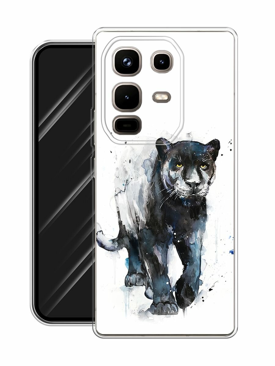 Чехол на Infinix Note 50 / Инфиникс Нот 50 с принтом "Пантера арт 3" — фото 1