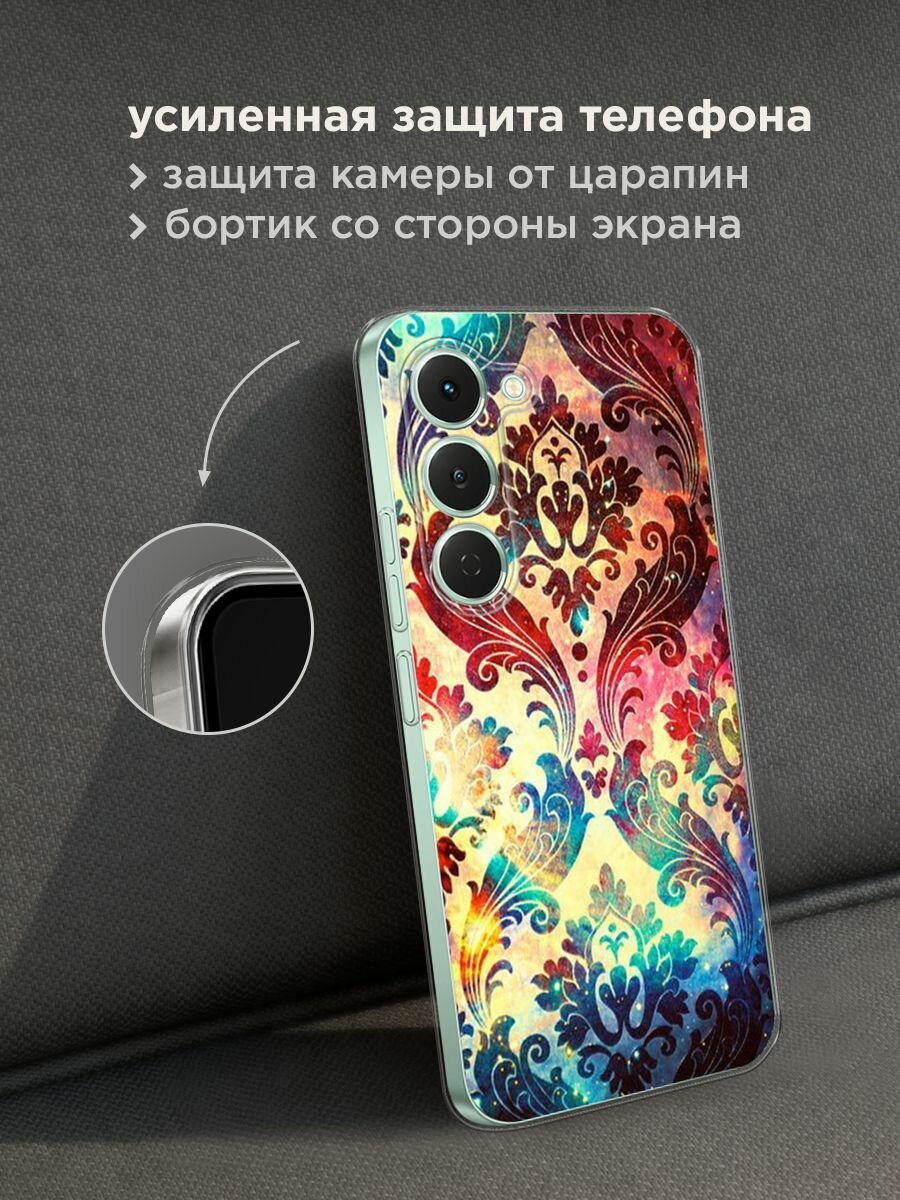 Чехол на Tecno Spark 40 Pro / Текно Спарк 40 Про с принтом "Чарующий узор" — фото 1