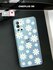 Чехол на OnePlus 9R / ВанПлас 9R с принтом "Большие ромашки", прозрачный