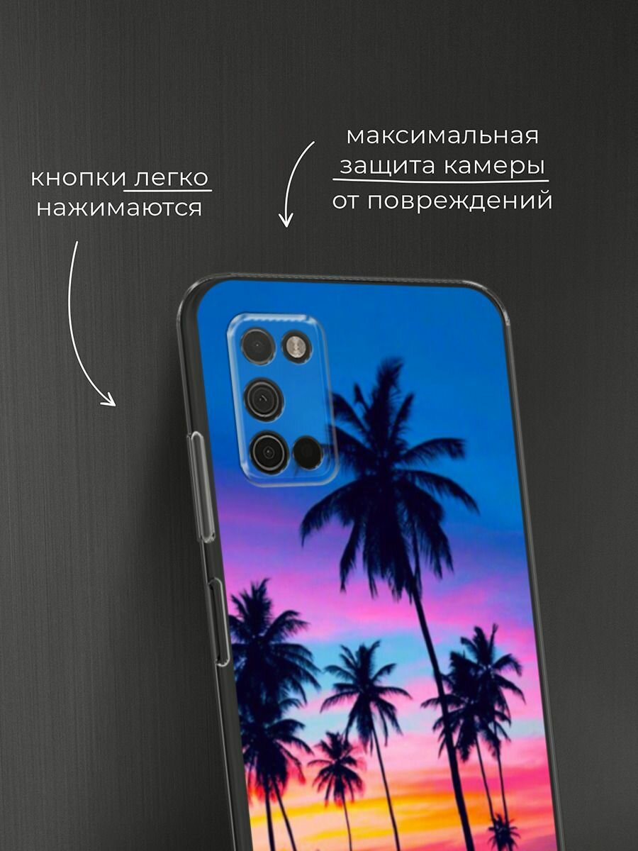Чехол на Samsung Galaxy A03S / Самсунг Галакси A03S с принтом "Закат 5" — фото 1