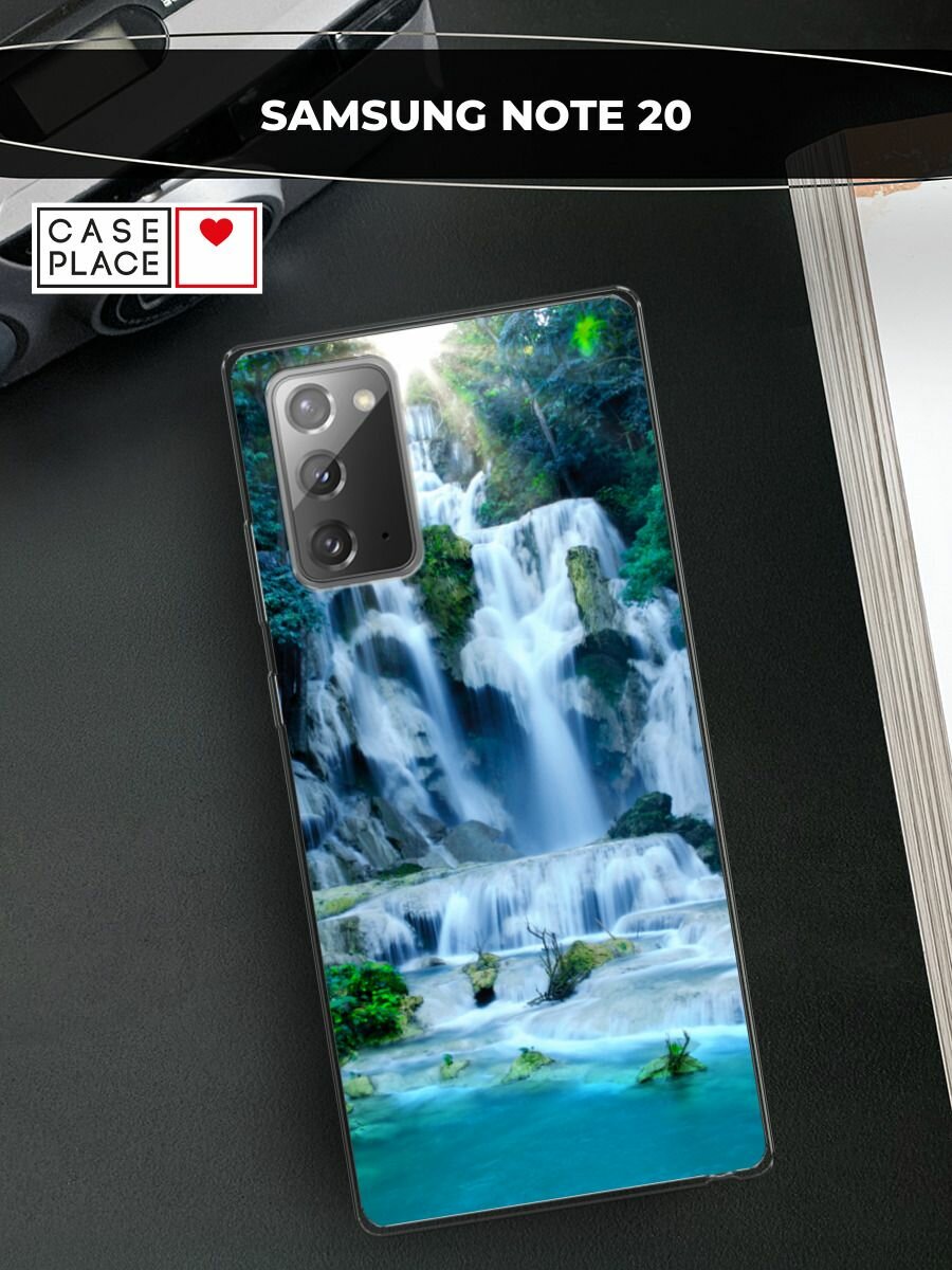 Чехол на Samsung Galaxy Note 20 / Самсунг Галакси Ноут 20 с принтом "Водопад 8"