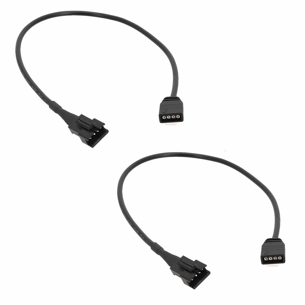 Набор 2 -го шнура Argb для DeepCool/Lian Li Li LED LERIPS Computer Fan, - 4-контактный разъем
