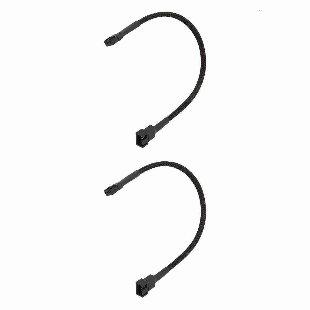 Пакет 2 3/2/1 Way 4PIN PWM Splitter Splitter Cable для охлаждения ПК, - 1 to 1