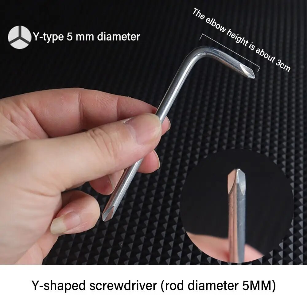 DAYFULI Отвертка L-образная стальная серебристого цвета 05