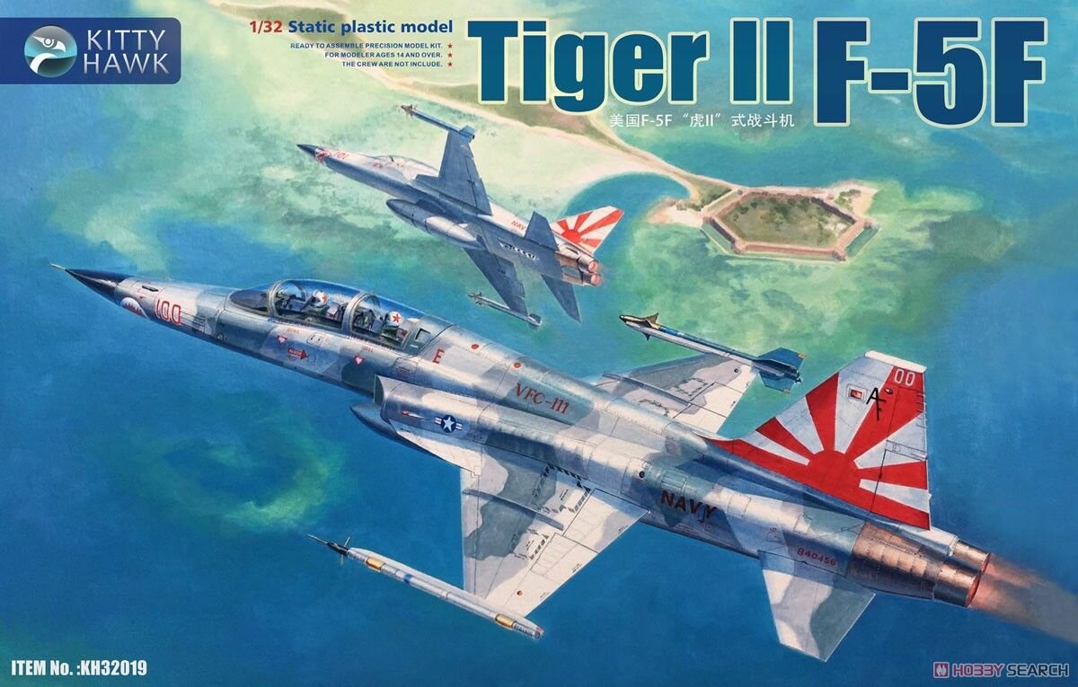 Kitty Hawk 32019 1/32 F-5F Тигр II новинка самолета