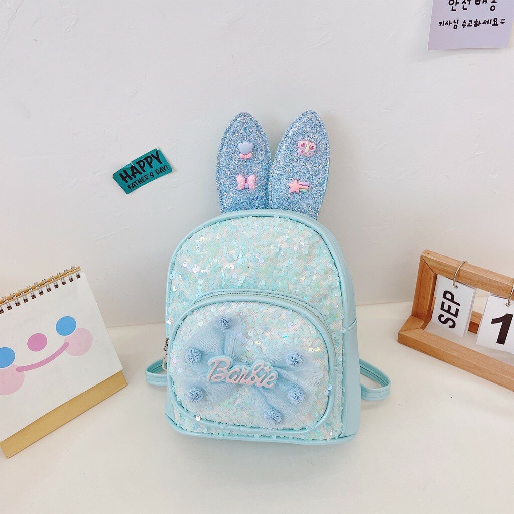 Girl kids fashionable butterfly shape backpack with waterresistant fabric for kindergarten