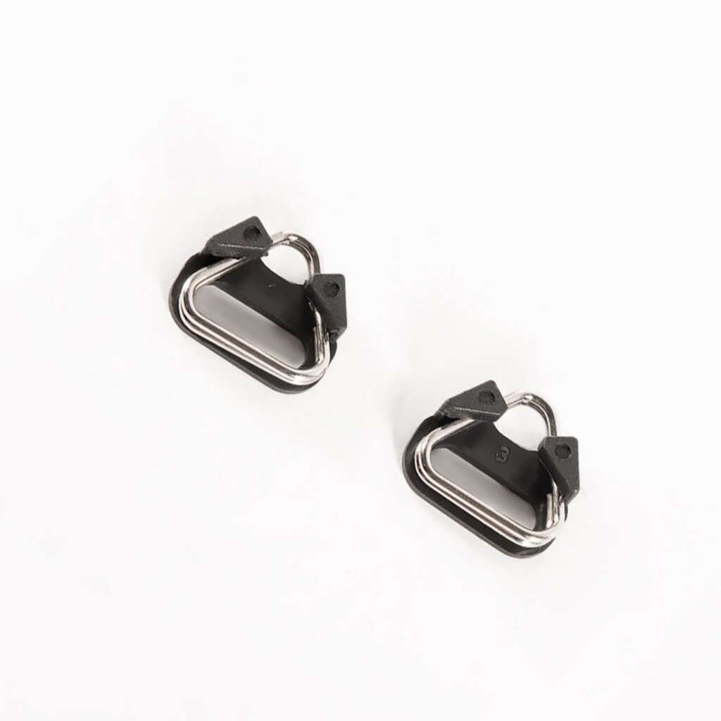 2шт Ремешков для камеры из нержавеющей стали, треугольные разъемные кольца с защитными колпачками