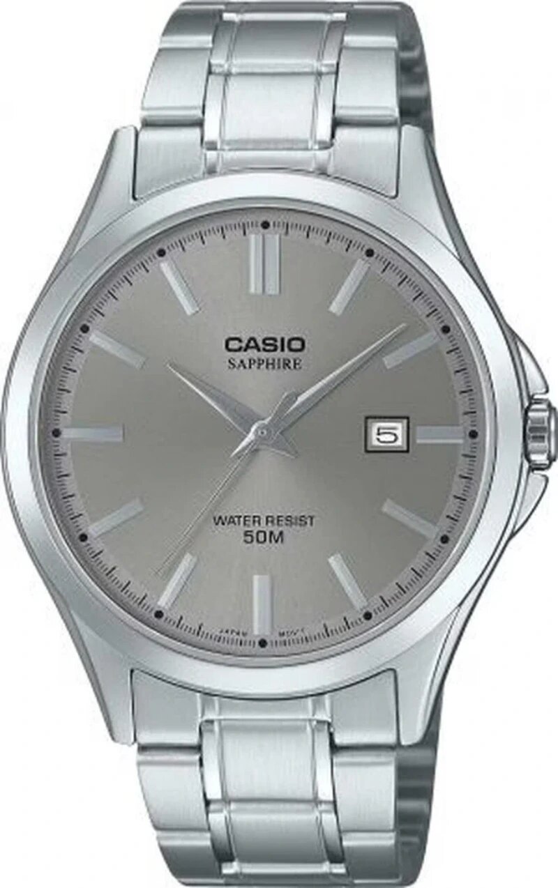 Наручные часы CASIO, серебристый/серый