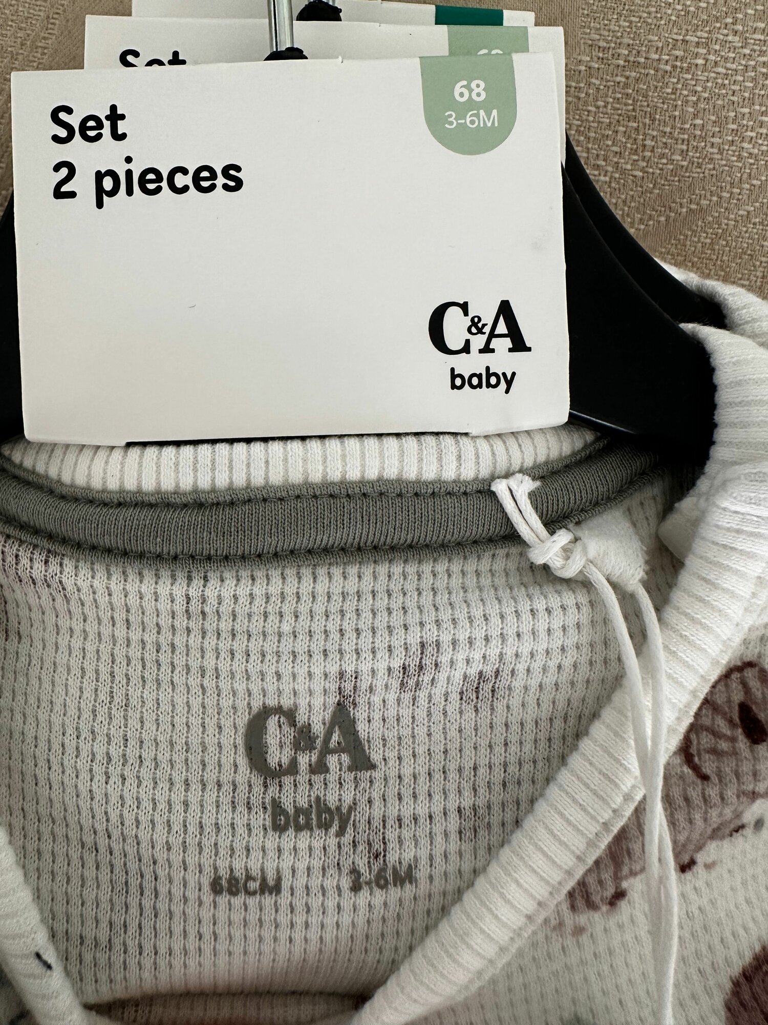 Комплект одежды C&A, размер 3-6 мес., разноцветный — фото 1