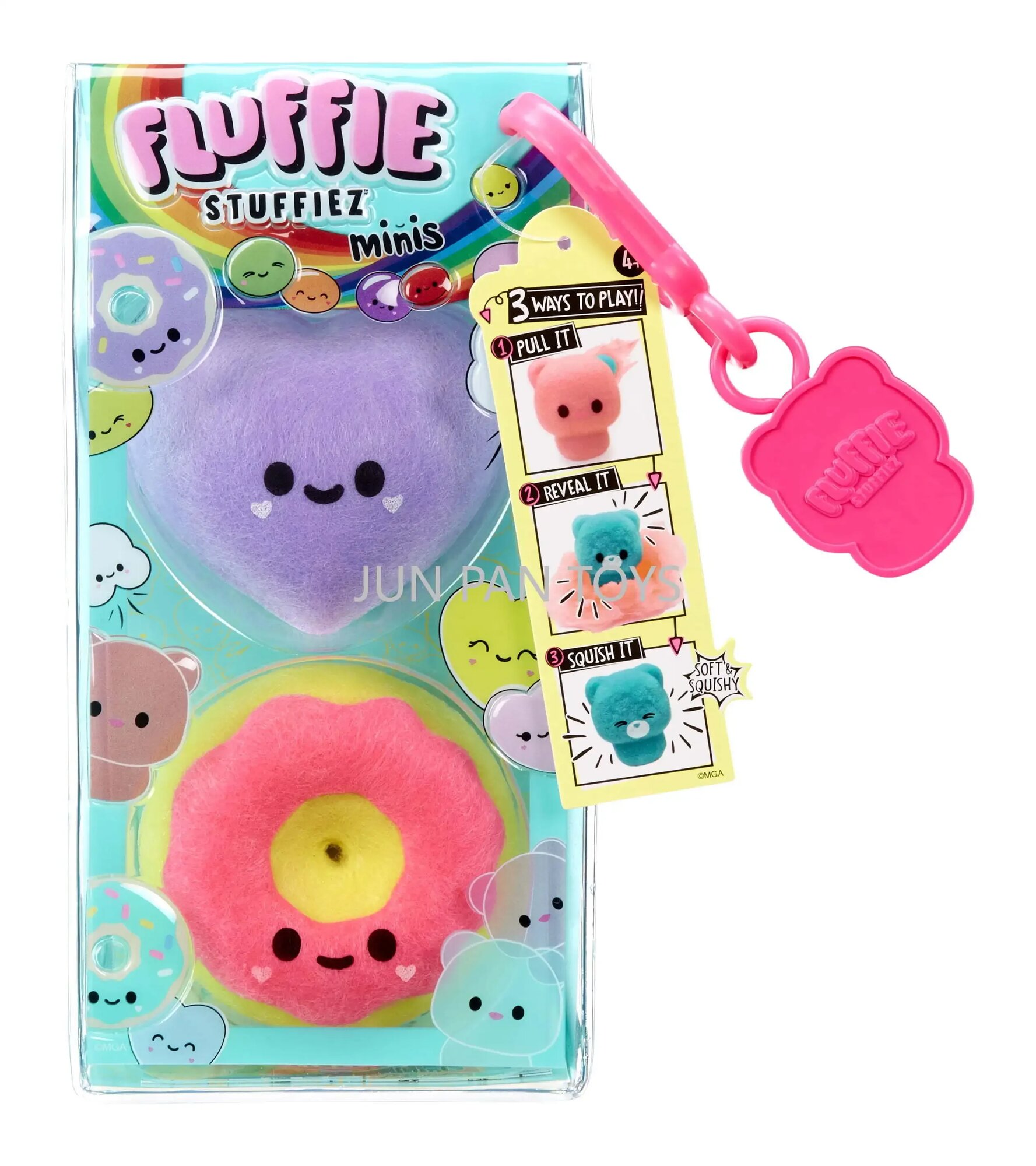 Мини-плюш Fluffie Stuffiez The Fluff, коллекционная мягкая плюшевая игрушка-сюрприз, раскрывающаяся, мягкая и мягкая тактильная игрушка для мальчиков, 1 шт.