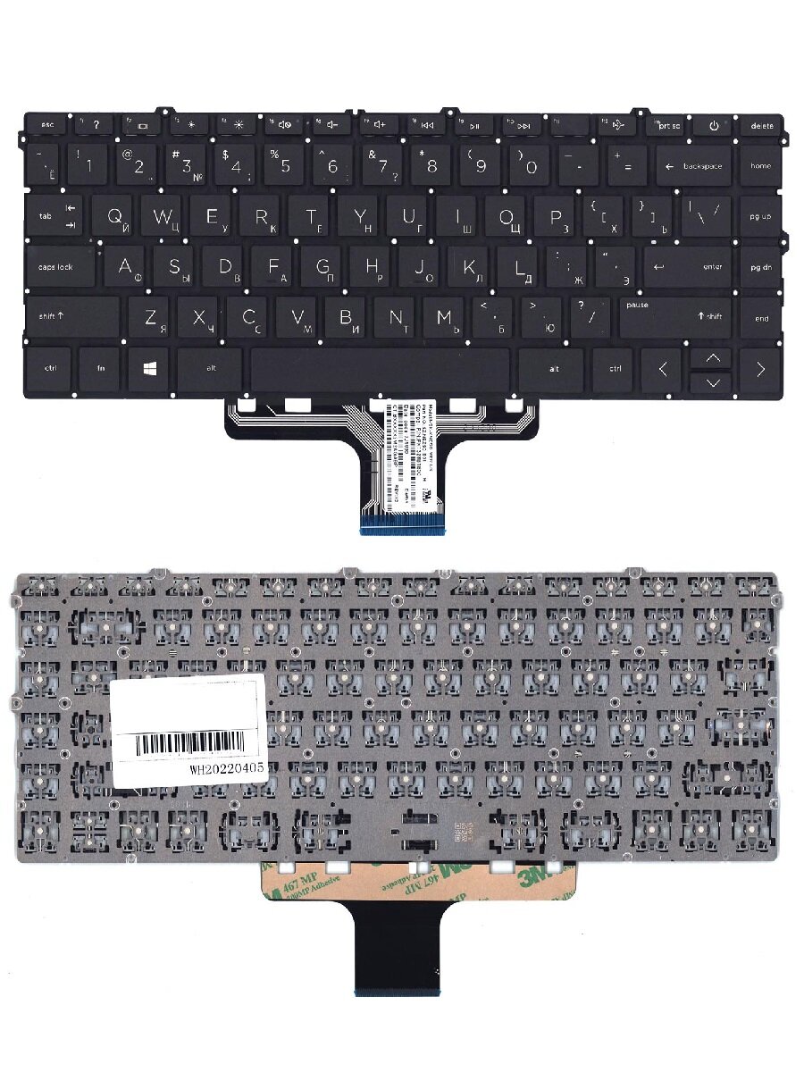 Клавиатура для ноутбука HP Pavilion 14-DV 14-DW черная