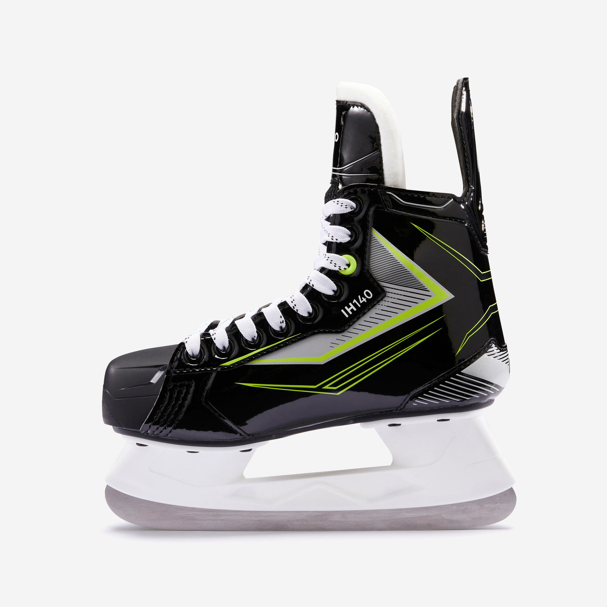 Коньки Decathlon Oxelo IH 140 JR - 33, хоккейные, для начинающих, термоформуемые, черные