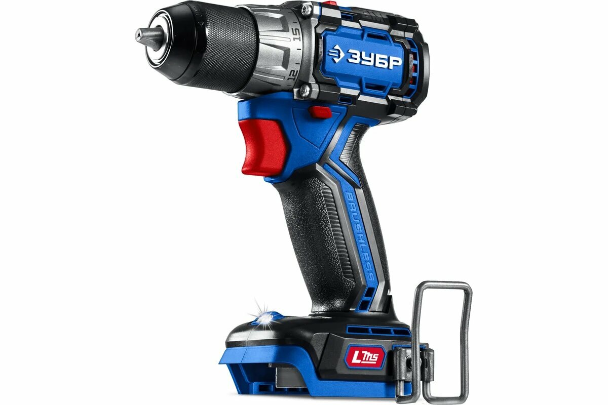 Дрель-шуруповерт ЗУБР DB-50-42, бесщеточный мотор, 2 аккумулятора, 50Нм, 5,5 кг