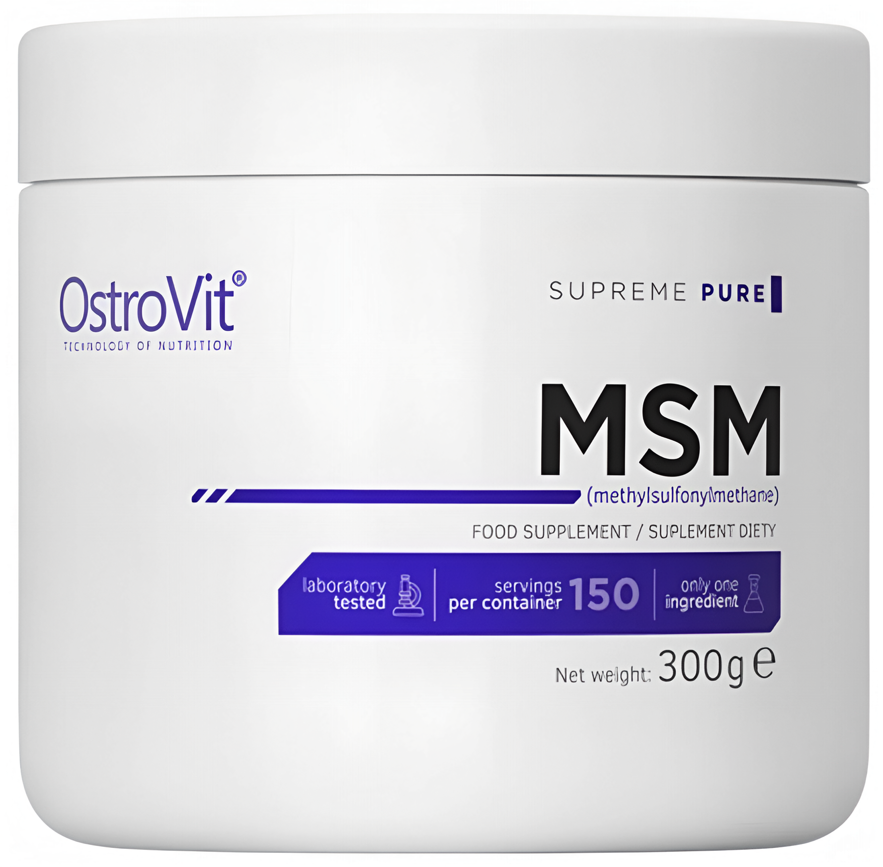 MSM Supreme, 300г, метилсульфонилметан, форма выпуска порошок — фото 1