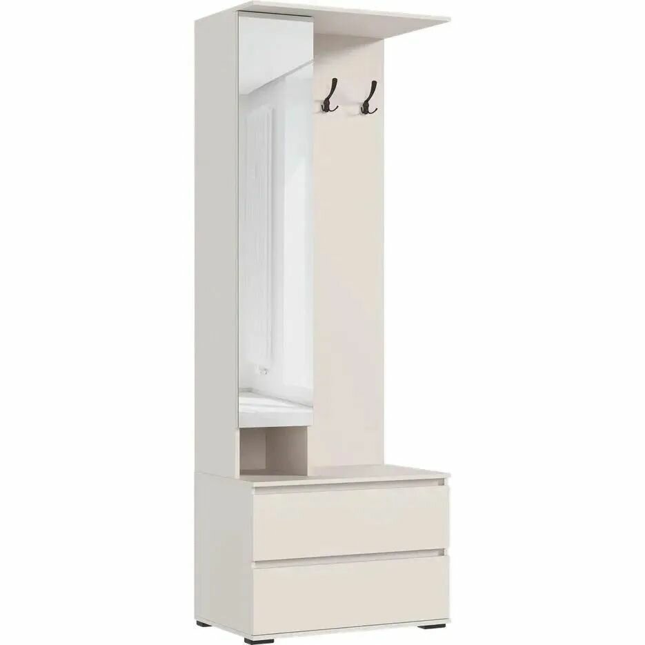 Прихожая Мебельная Фабрика Рай "Норд Кашемир", ЛДСП, для дачи и дома, 223x80x51 см