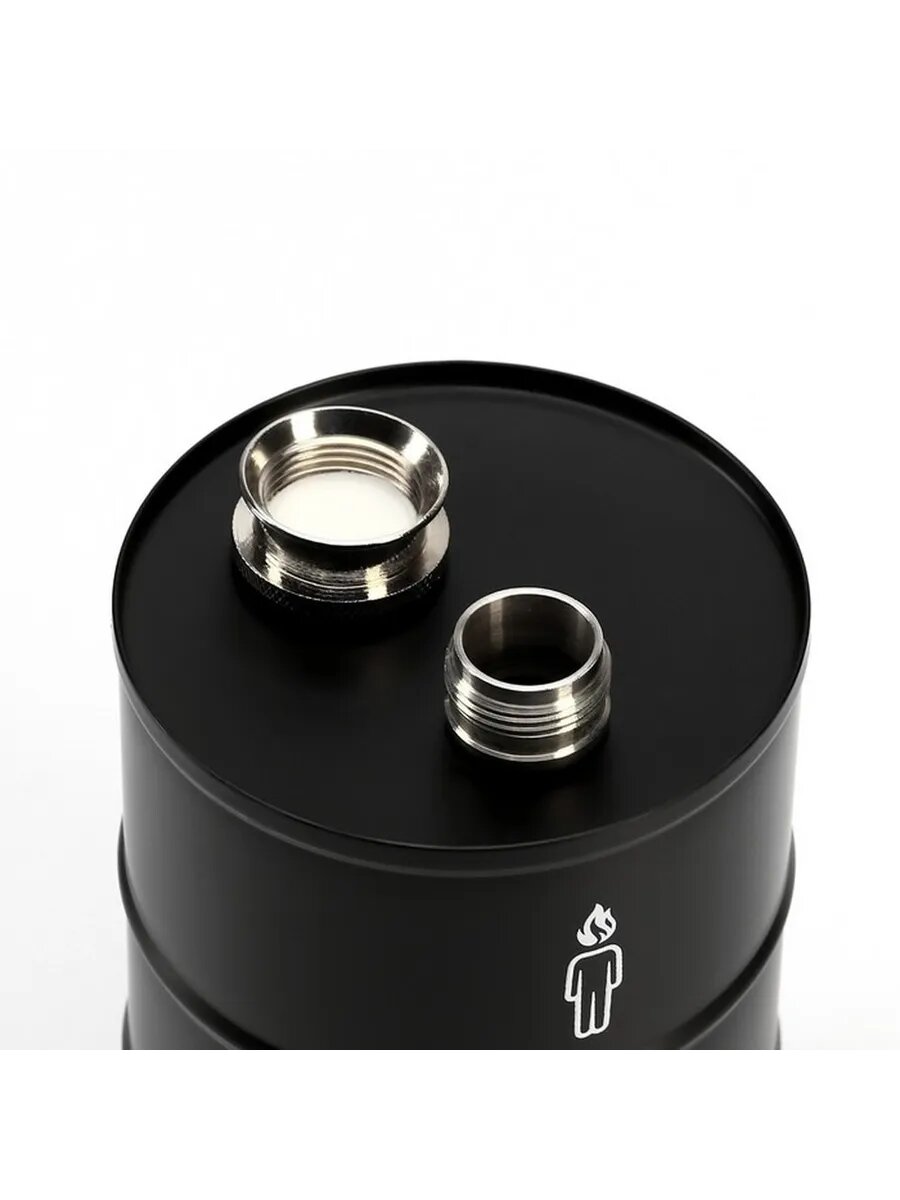 Стильная армейская фляжка из нержавейки 750 мл