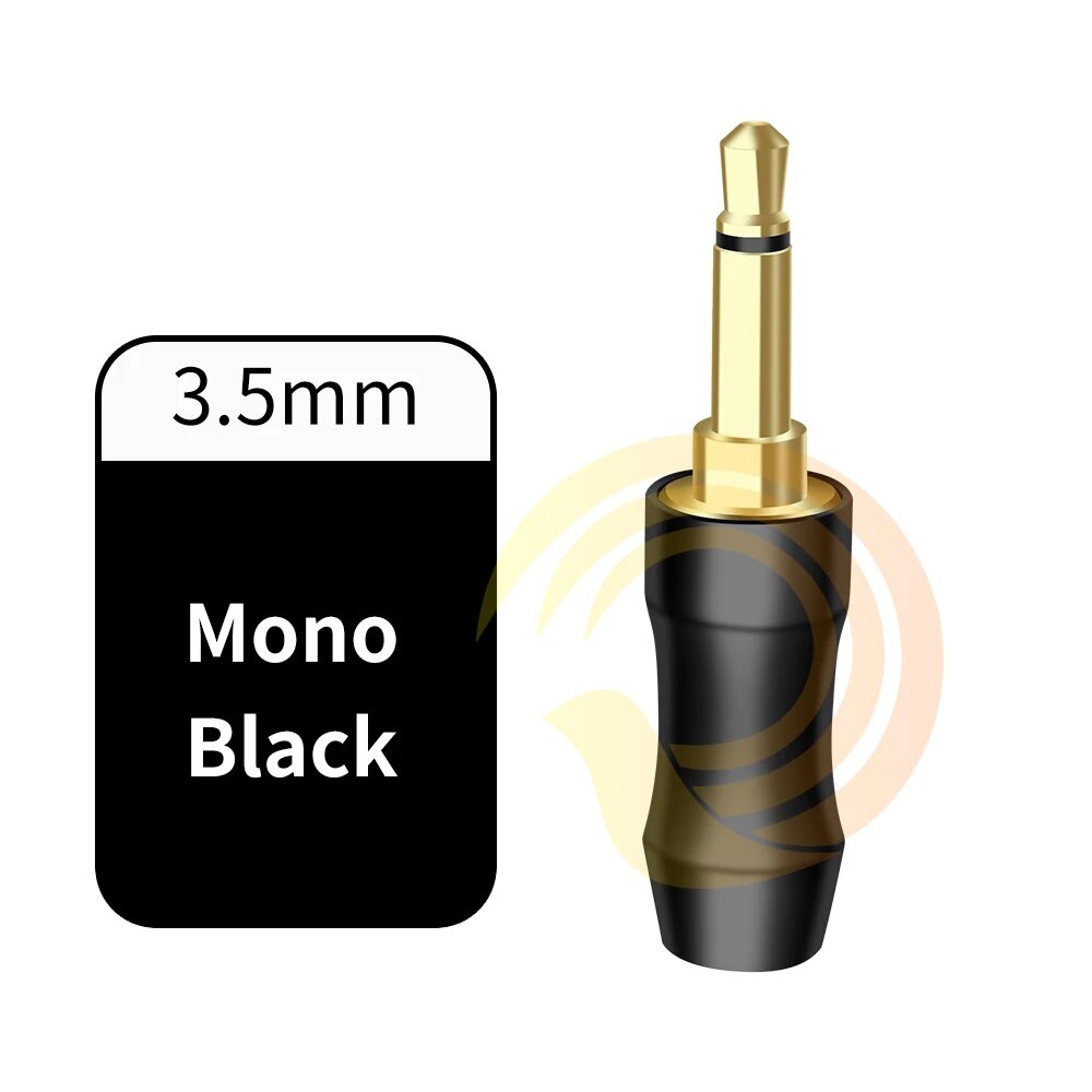 3.5 мм моно штекер Black