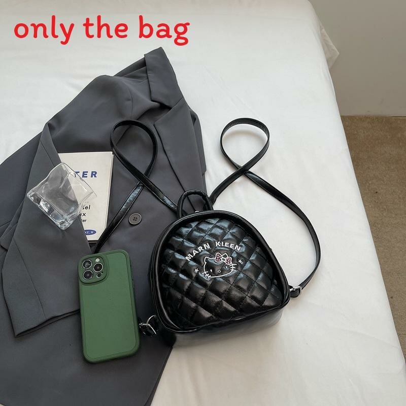 Рюкзак для девочек fresh style с принтом букв и черным цветом