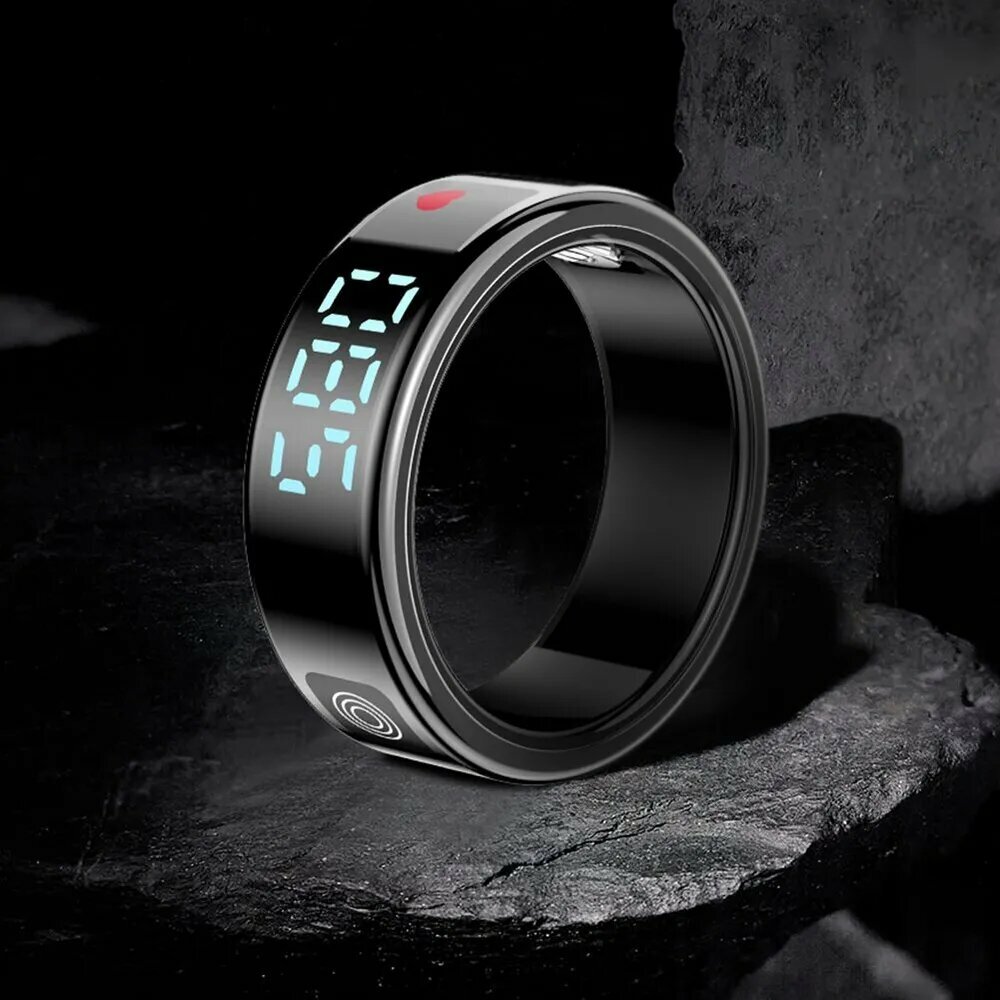 RS08 Smart Ring 5ATM Водонепроницаемый мониторинг сердечного ритма, кислорода в крови и сна