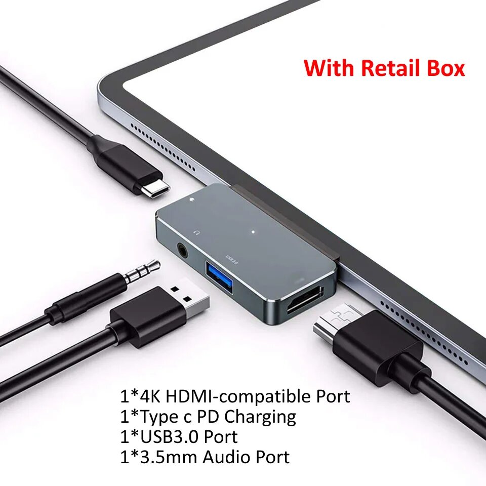 OUTMIX USB-C хаб для iPad Pro/Macbook