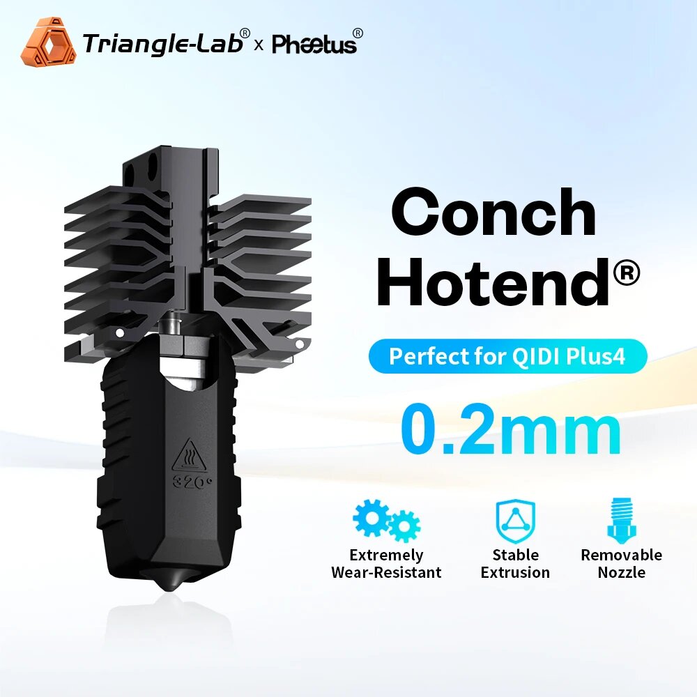 Trianglelab Conch Hotend 0.2mm для QIDI Plus 4