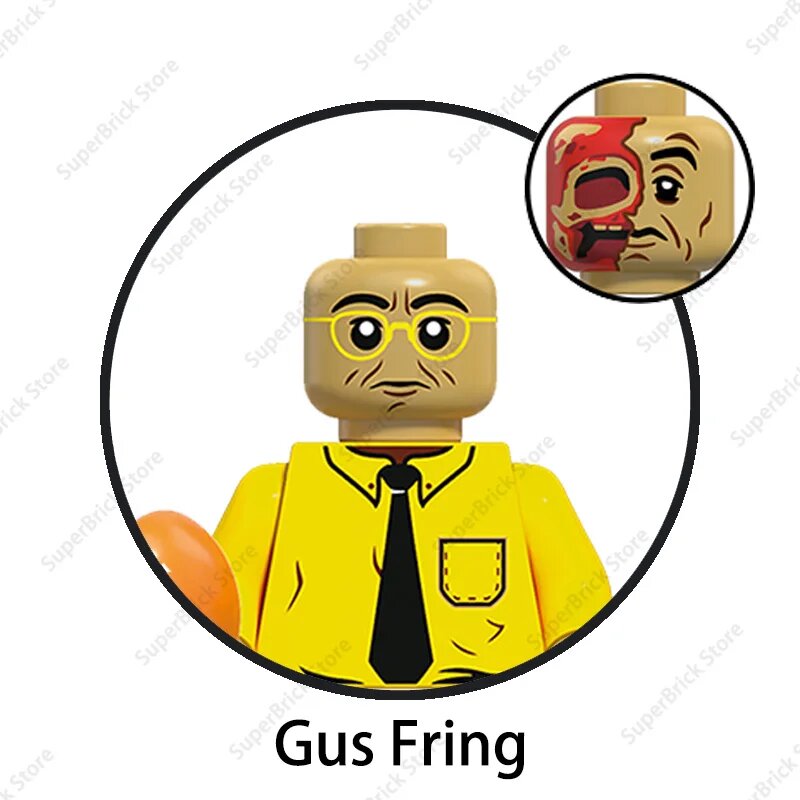 Мини-фигурка Gus Fring (Желтый, Без коробки)