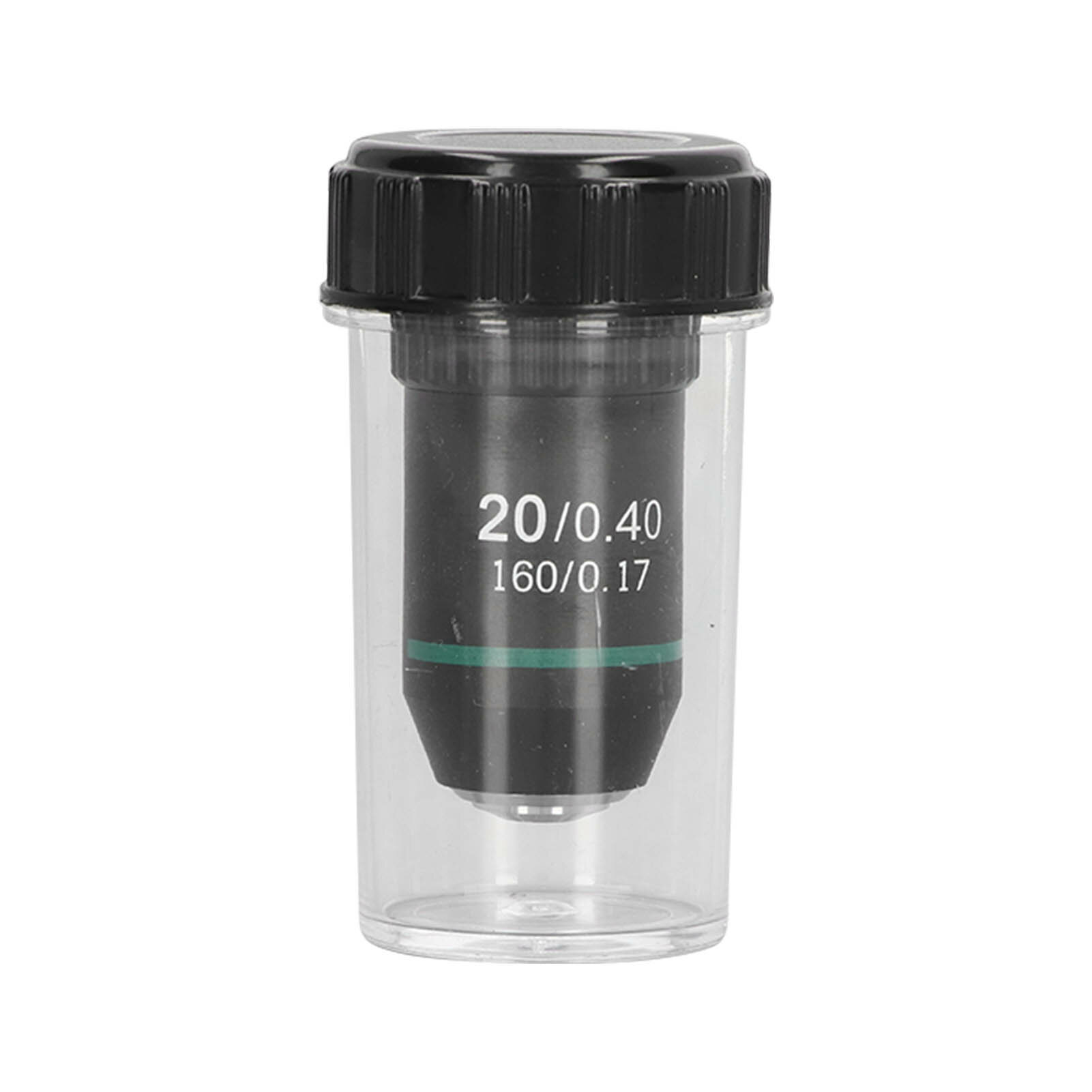 Achromatic Objective Brass Chrome Plated 20X Microscope Lens Interface 20.2mm — фото 1