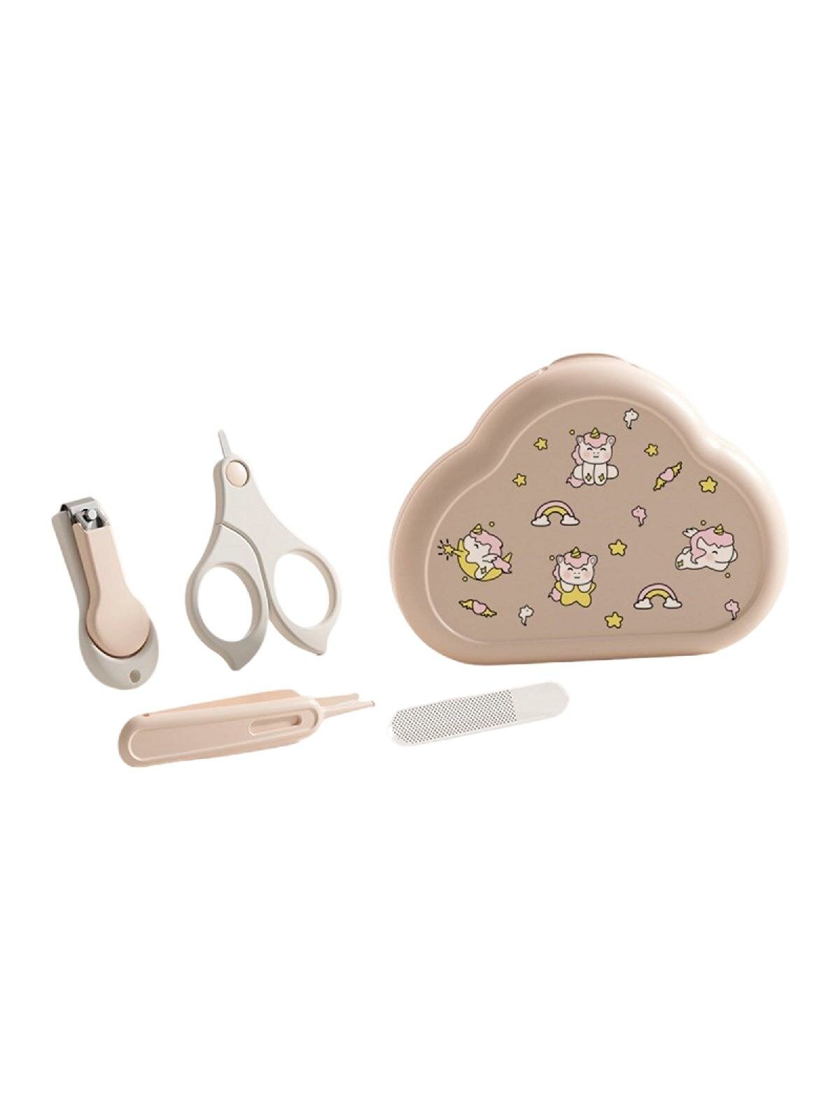 Безопасный набор для ухода за детскими ногтями для новорожденных Включает Триммеры, ножницы