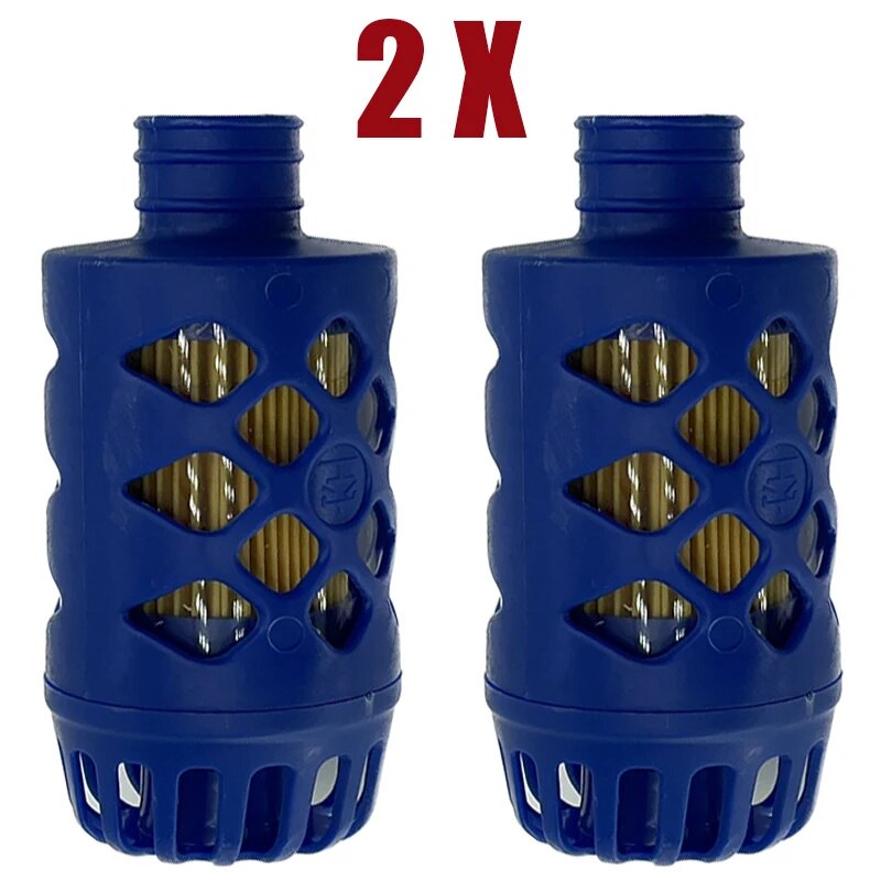 1/2/5/10X 25 мм воздушный дизельный стояночный обогреватель впускной фильтр глушитель ABS для Webasto Eberspacher автомобиль грузовик VAN Camper синий 2X