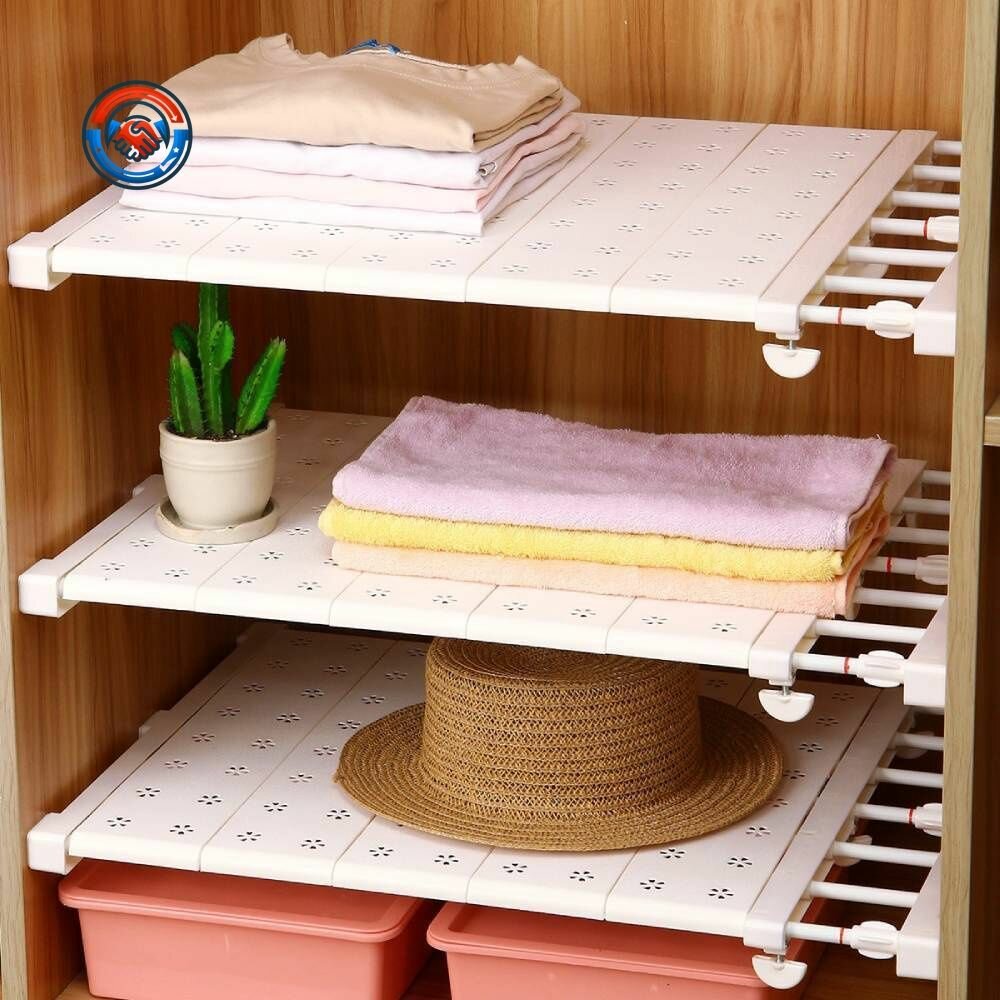 Раздвижная полка-органайзер под раковину и в шкаф, регулируемая от 30 до 40 см, установка без инструментов, универсальная телескопическая полка для ванной, кухни, обувницы и книжного шкафа