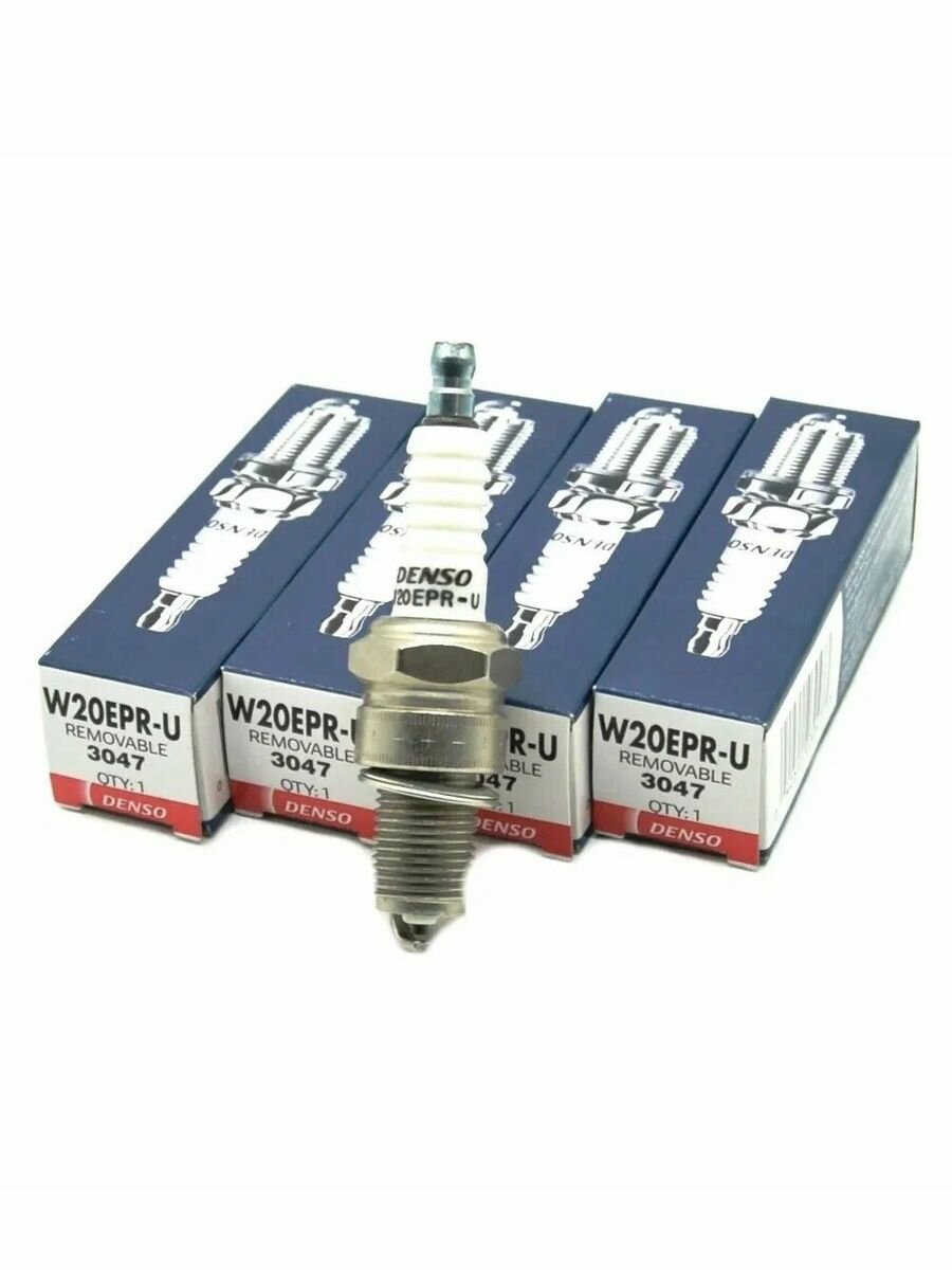 Свечи зажигания 4 штуки DENSO W20EPRU для Lada Ваз Лада Honda Nissan Mazda