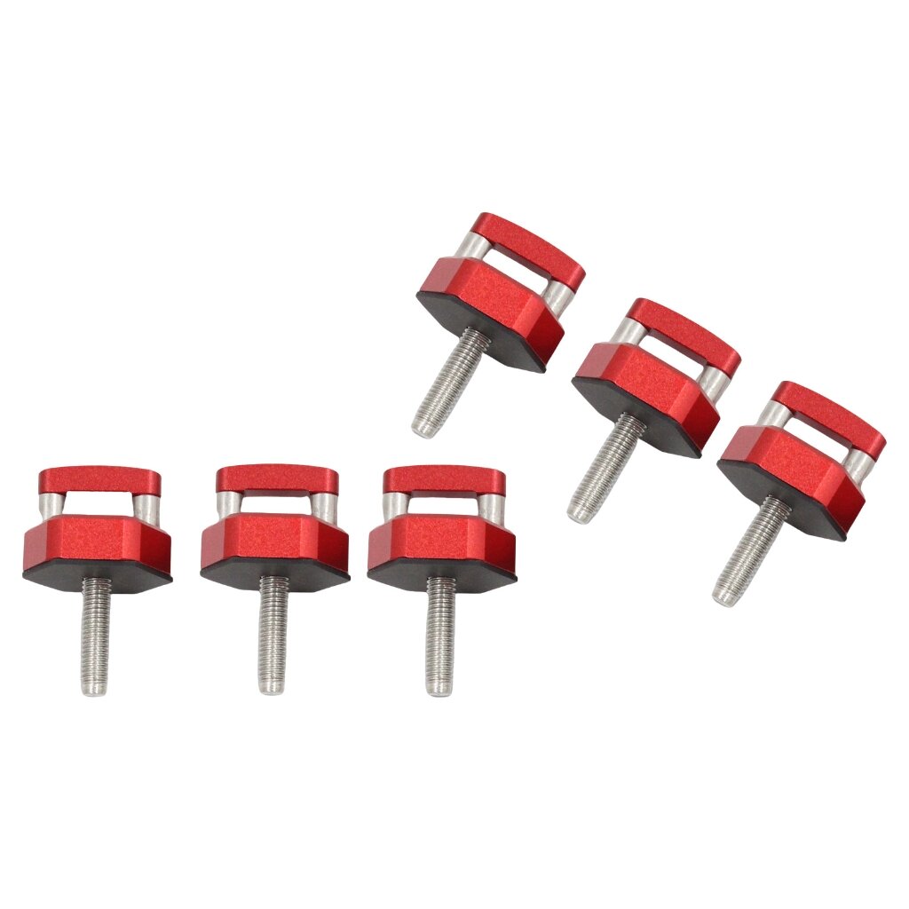 Болты для жестких поверхностей с накатанной головкой Быстросъемные болты с кольцами из алюминия для автомобиля