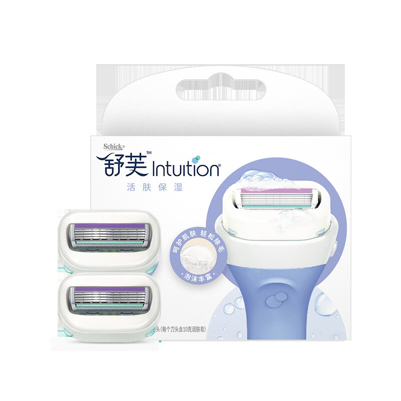 Сменные лезвия Schick Comfort Shufu для бритвы, бритва для удаления волос с головкой для мыла, большая головка для мыла, удаление волос