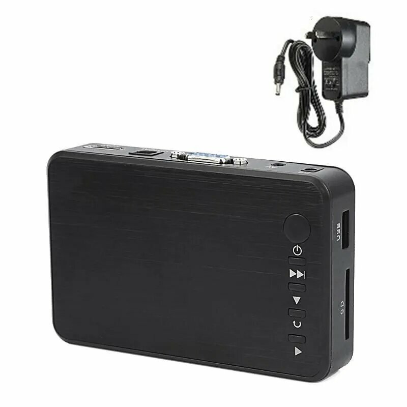Мультимедийный проигрыватель AV с VGA и HDMI, АУ вилка