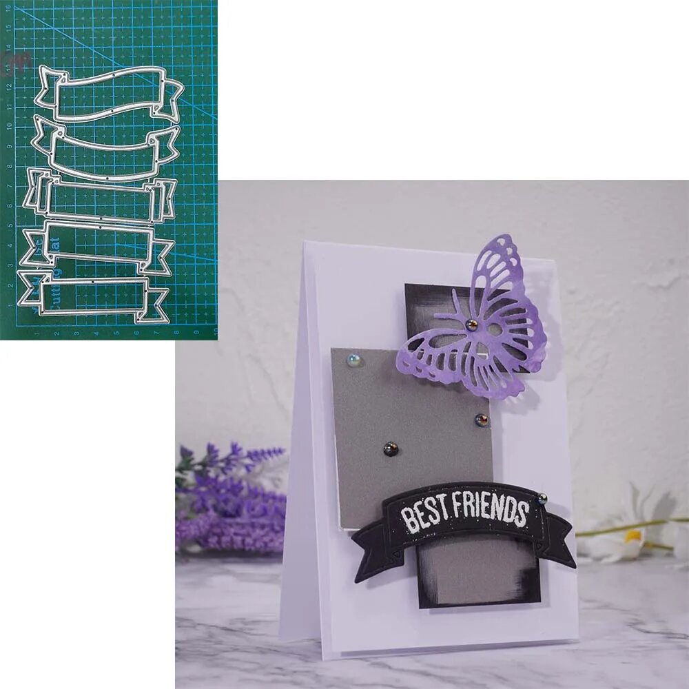 Металлическая форма для вырубки KK-514, скетши, scrapbooking
