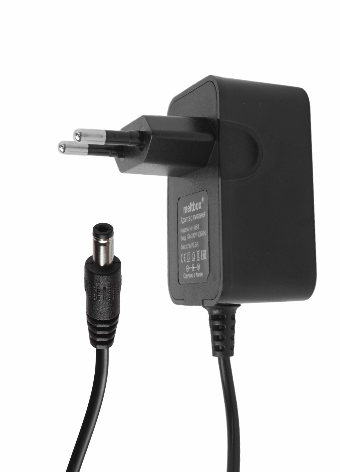 Блок питания 9V/0,6A (5,5x2,5 мм) для планшетов, синтезаторов Medeli mc37, Dell