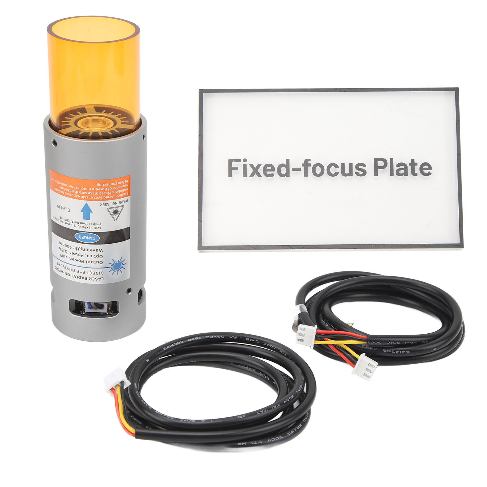 Лазерный модуль 5,5 Вт – сжатый луч, фиксированный фокус, 12V