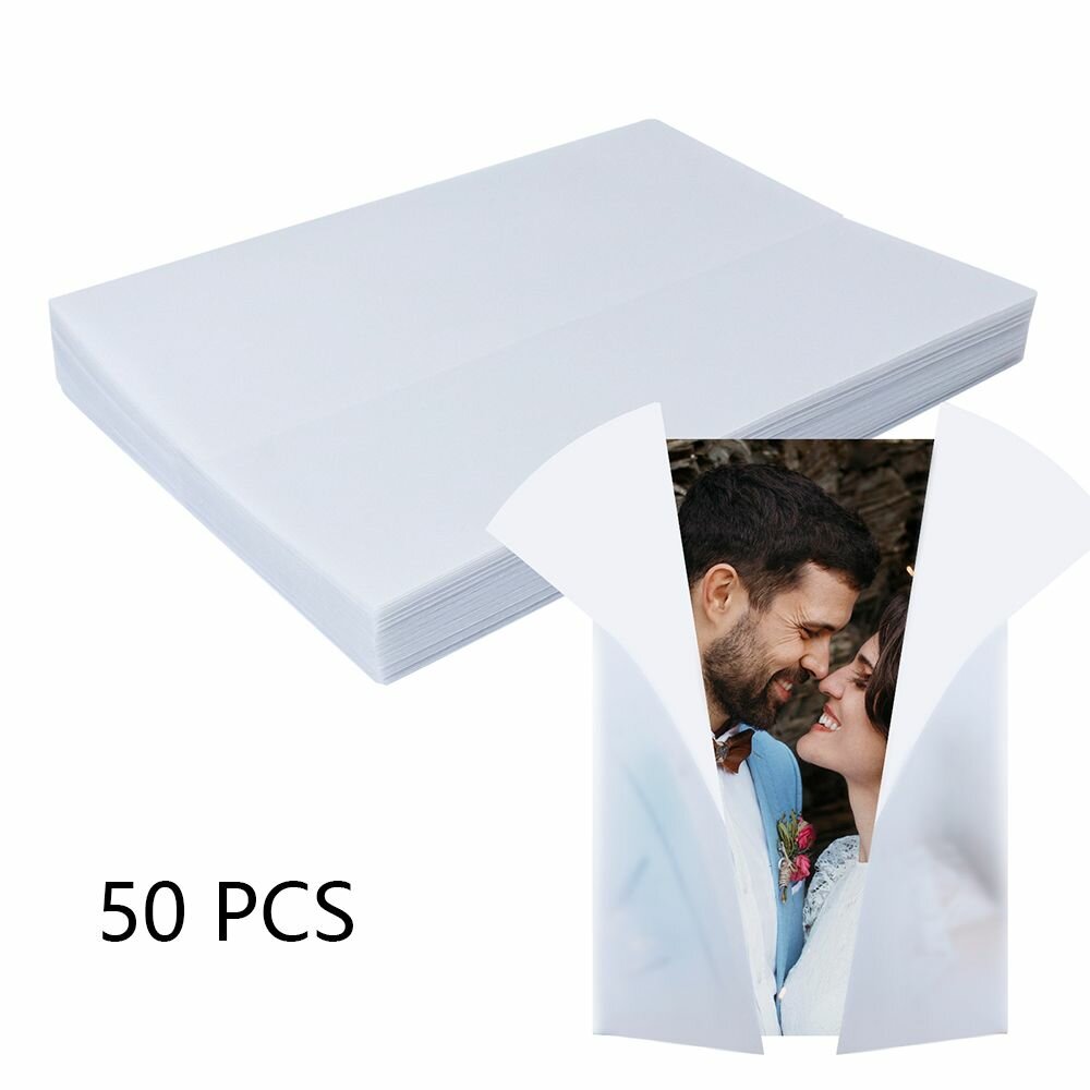 50 штук прозрачных бумажных приглашений для свадьбы и вечеринки