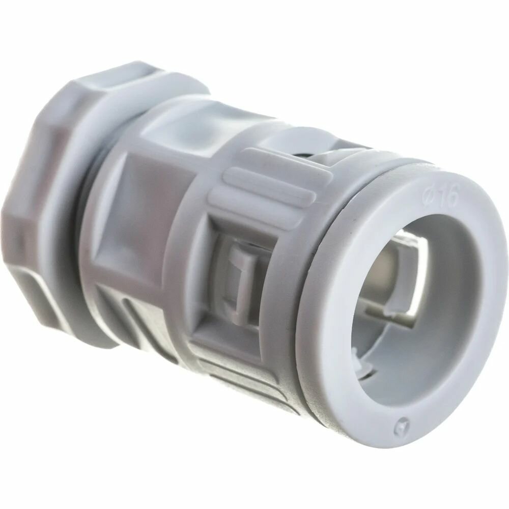 Вводная муфта Промрукав для гофрированных труб серая ВМ-ГТ-16 1шт PR08.3268