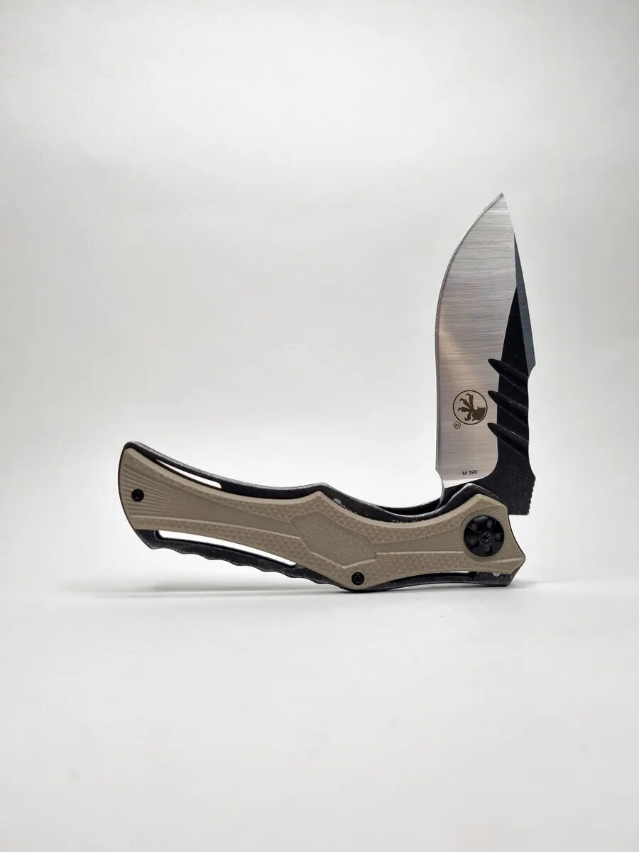 Складной нож из стали М390