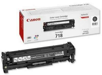Картридж Canon 718BK (2662B002), черный