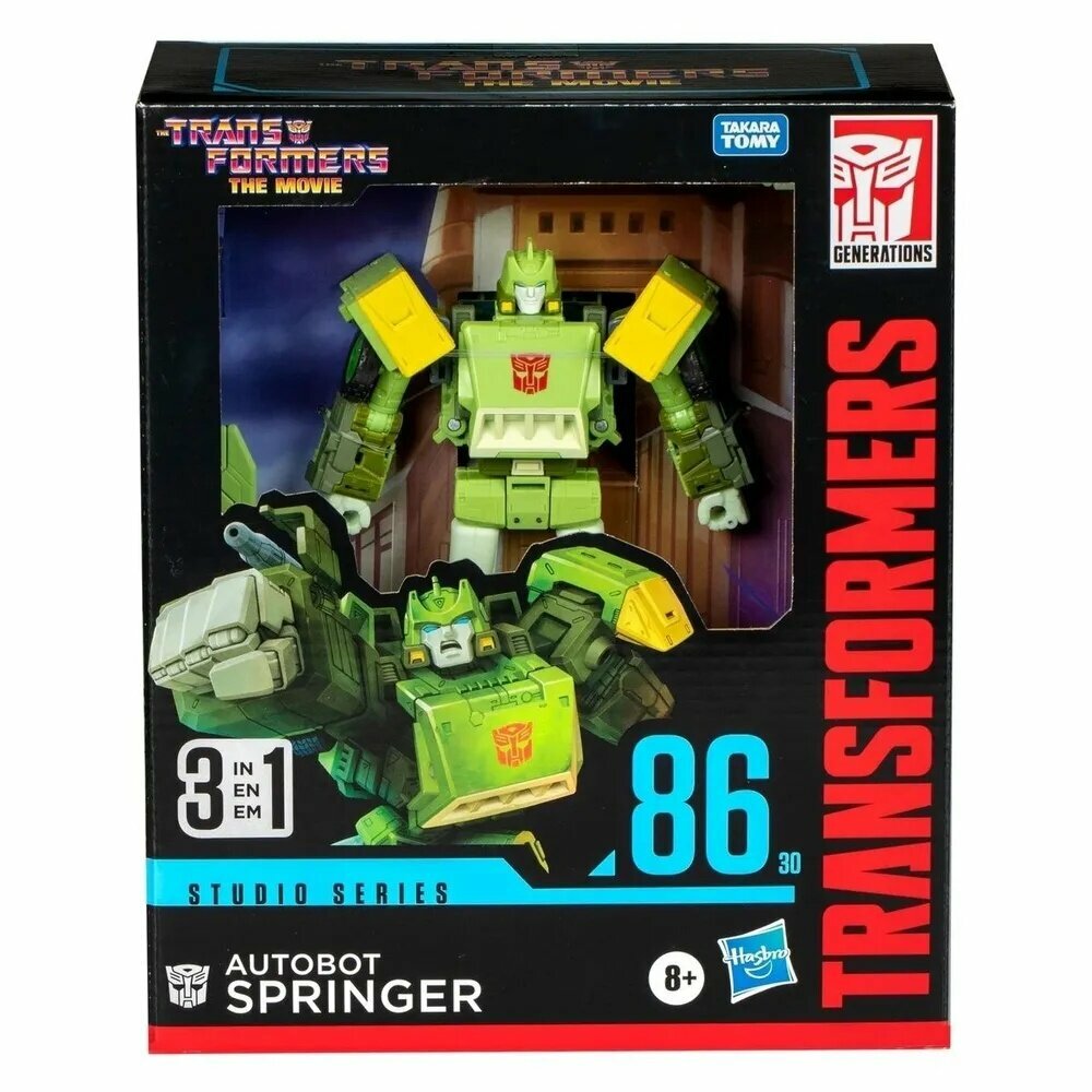 Трансформеры игрушки Hasbro Transformers Studio Series Leader The Transformers: The Movie SS86-30 Springer Figure (21.6 cm) F8774