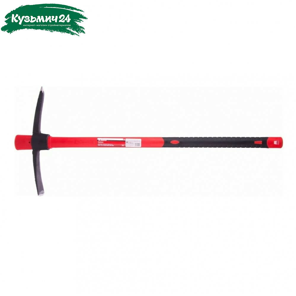 Кирка Matrix 21829, обрезиненная рукоятка, длина рукоятки 900 мм, 1 шт.