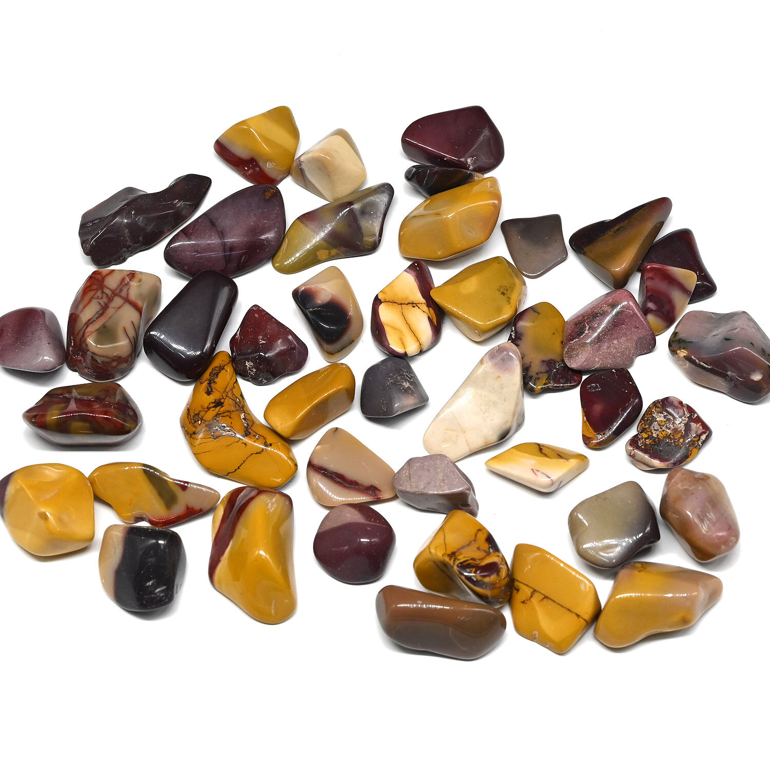 Яшма мукаит галтовка фракция 10-20мм, упаковка 100г .