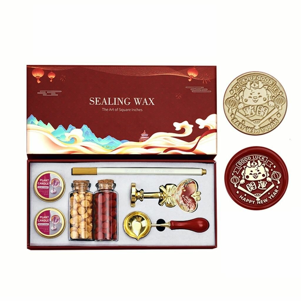 Печать, Набор печатей New Year of the Dragon Fire 2024-Тип C