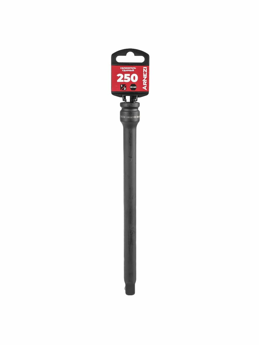 Удлинитель ударный 1/2" L 250 мм Cr-Mo, на холдере ARNEZI R0361250